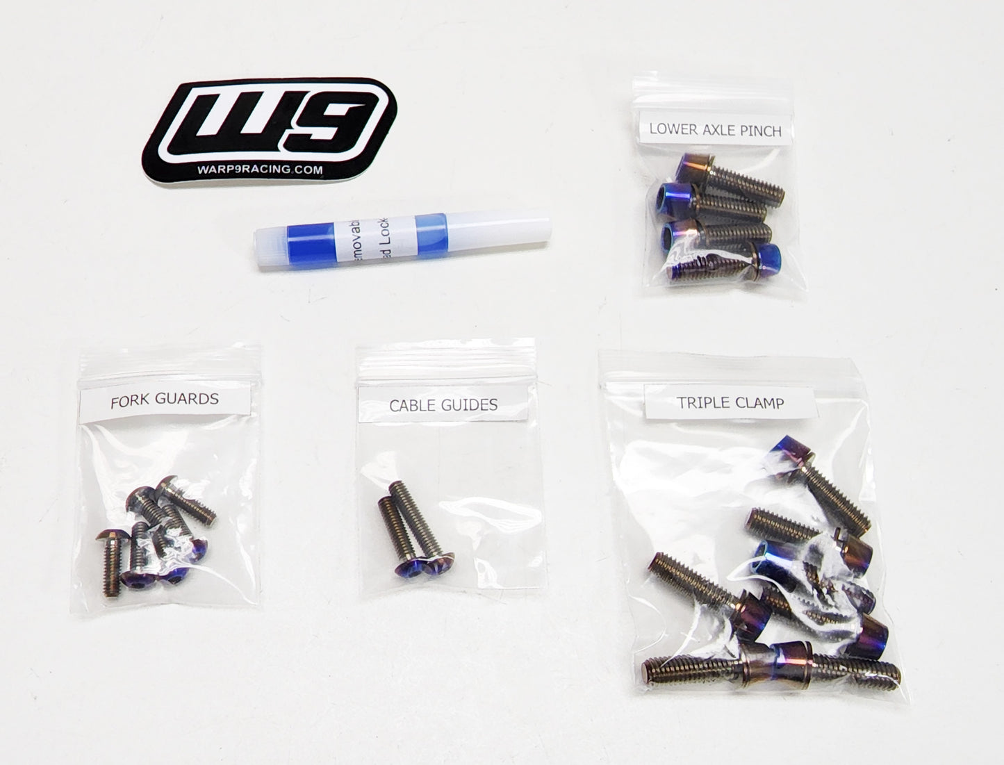Titanium Fork Bolts – Warp9Racing